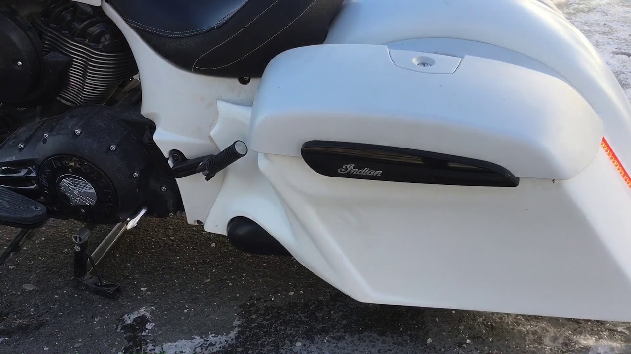 New bagger kit Indian chief 2019 up - YouTube