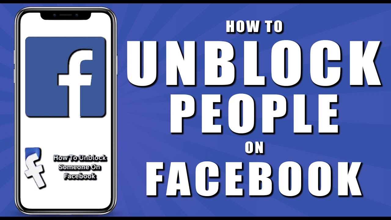 How to unblock people on facebook (2024) - YouTube