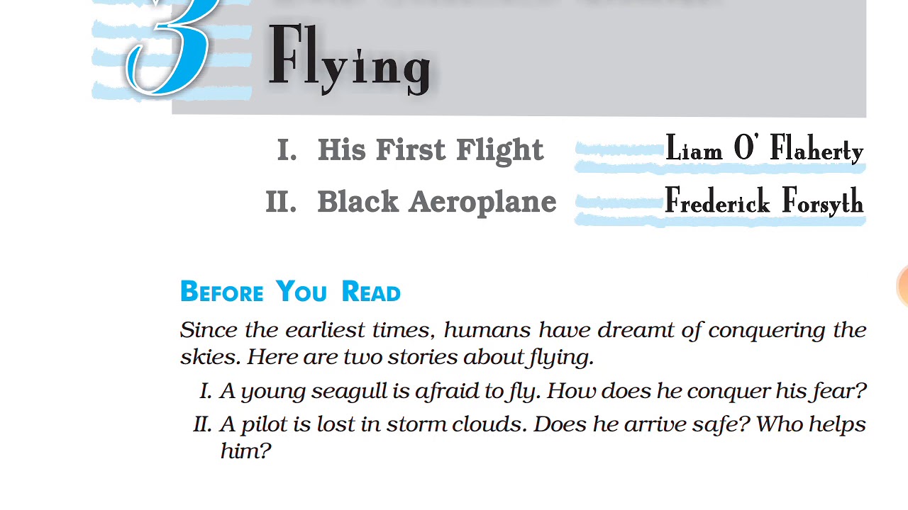 His first flight 3rd lesson of 10th class - YouTube