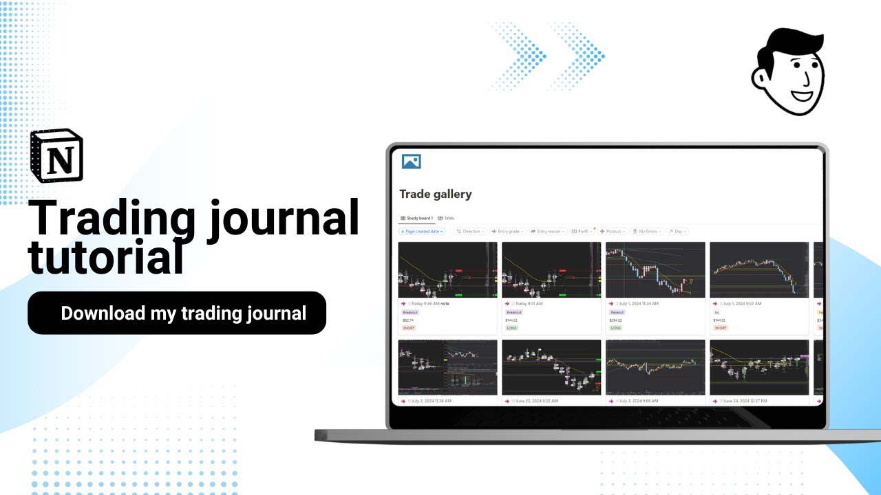 How to Use My Trading Journal made in Notion - Step-by-Step Tutorial ...