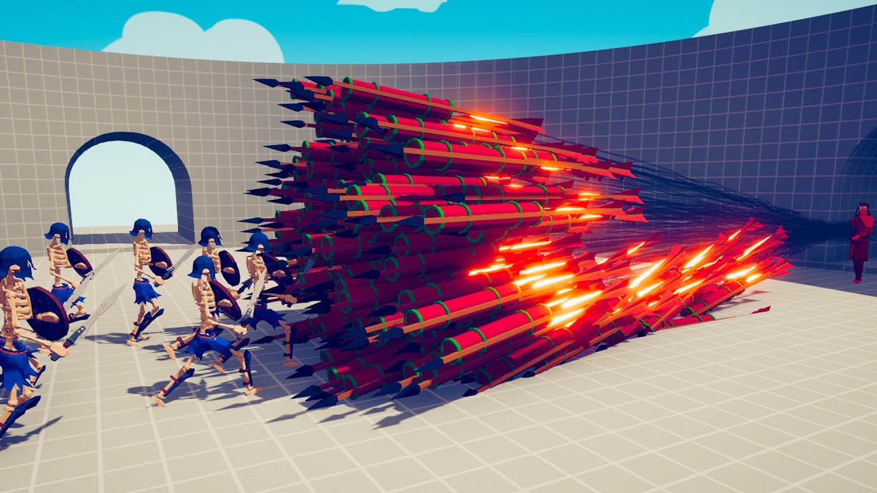 GOD BIG FIREWORK ARCHER vs UNITS Totally Accurate Battle Simulator TABS ...