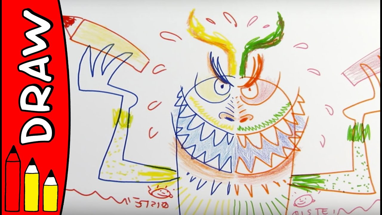 How To Draw A Troll | Art Ideas For Kids | Øistein Kristiansen - YouTube