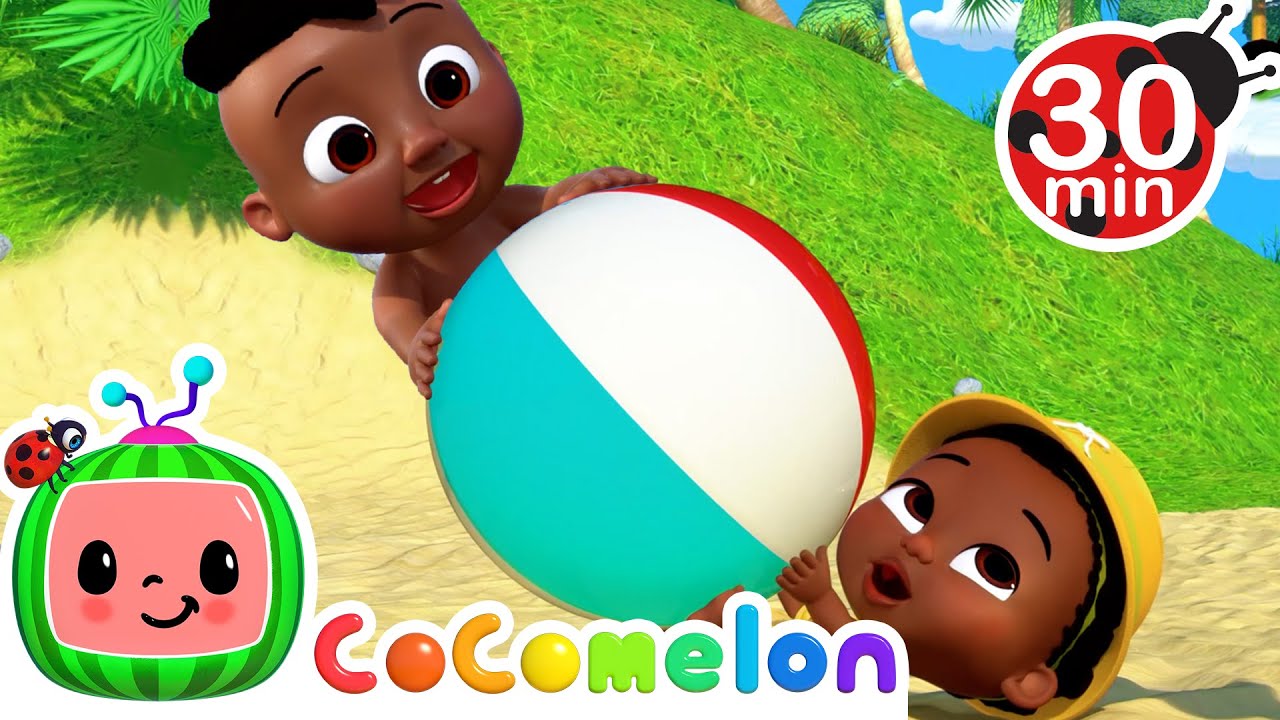 Play Outside at the Beach 30 MIN COMPILATION | Let's learn with Cody ...