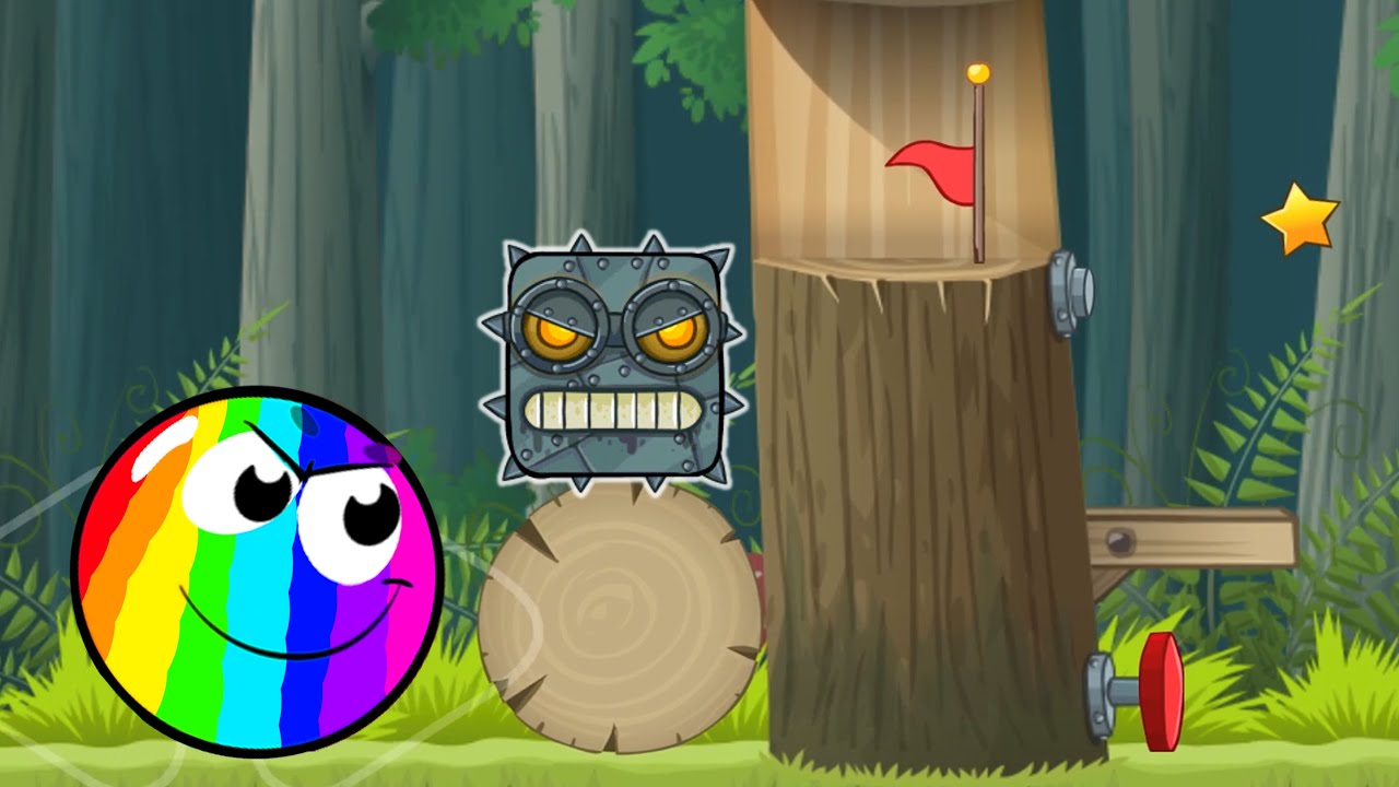 Red Ball 4 - RGB Ball - Speed Run - All Levels Superspeed Gameplay ...