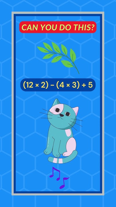 Quick Math Challenge. Can You Do This? PEMDAS Challenge. Short quick ...