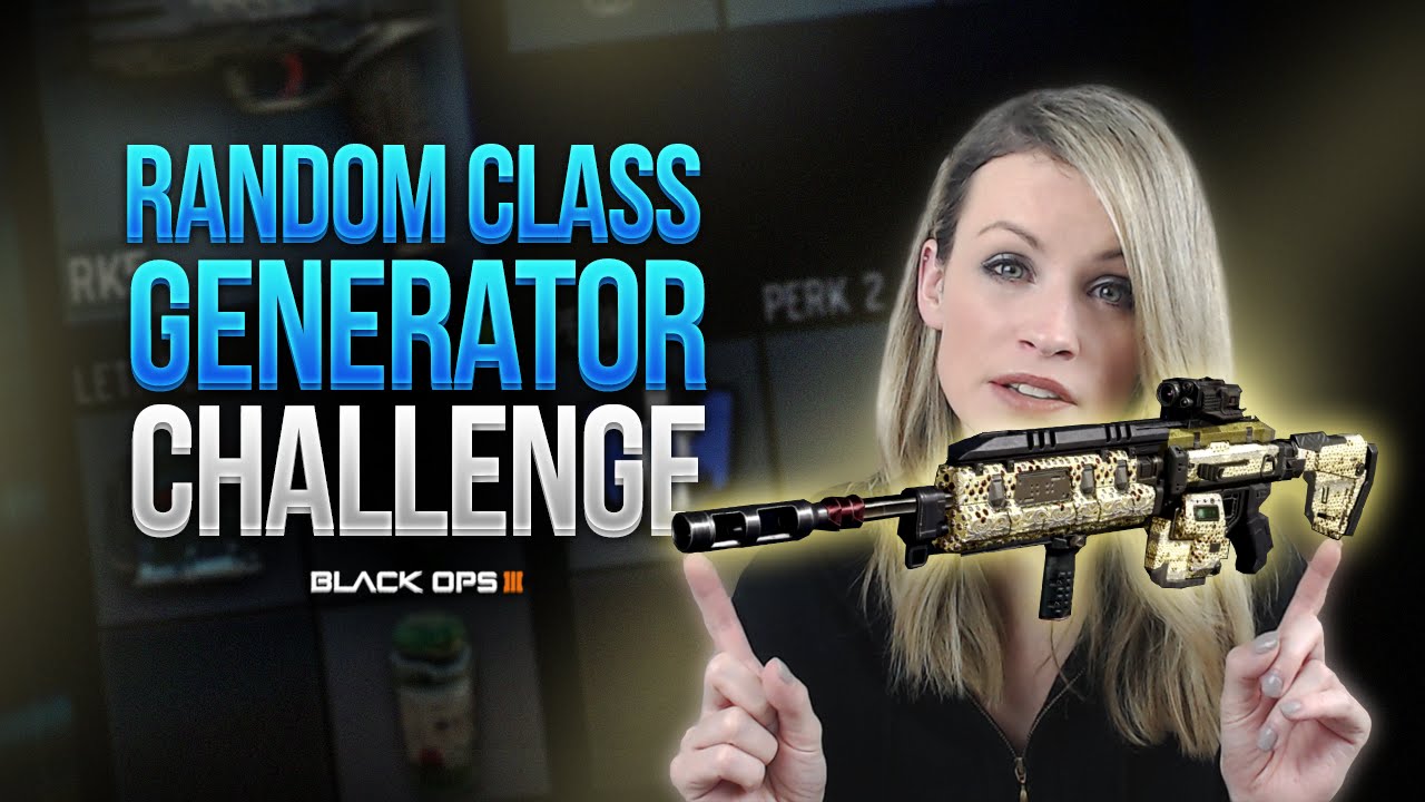RANDOM CLASS GENERATOR CHALLENGE | Black Ops 3 - YouTube