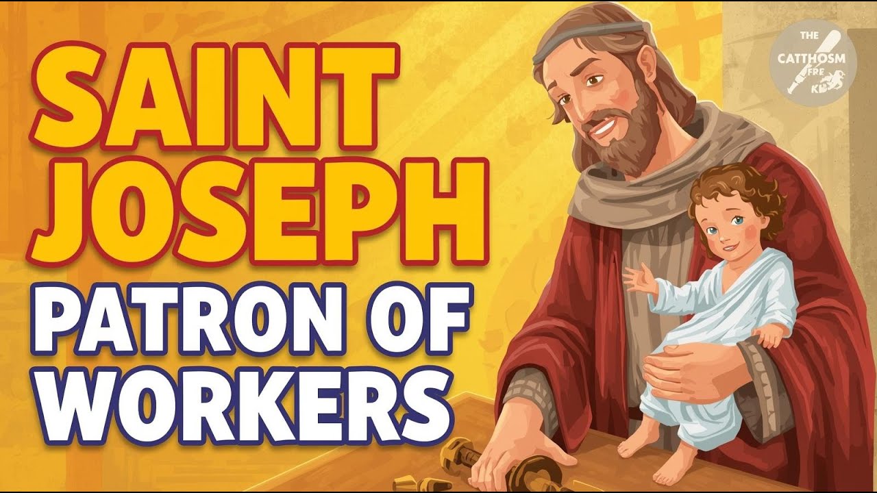Saint Joseph: Patron of Workers | Catechism for Kids - YouTube