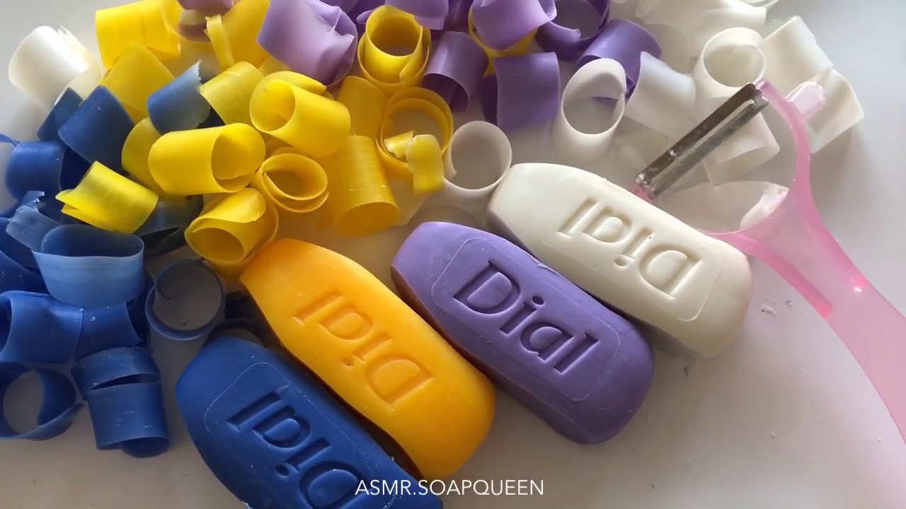 Peeling soaps with a peeler soft curls shaping - YouTube