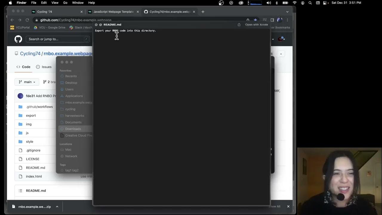 Quick Demo: Exporting RNBO into a Website - YouTube
