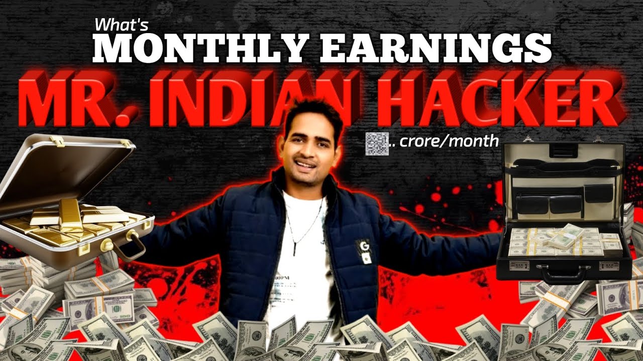 MR INDIAN HACKER MONTHLY YOUTUBE INCOME (MR INDIAN HACKER INCOME) - YouTube