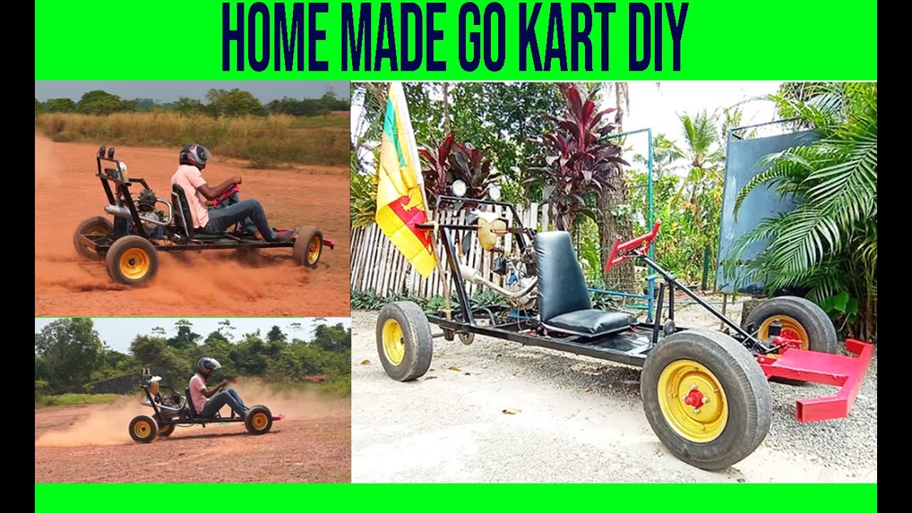 How to make Go Kart at home DIY from lowcost - YouTube