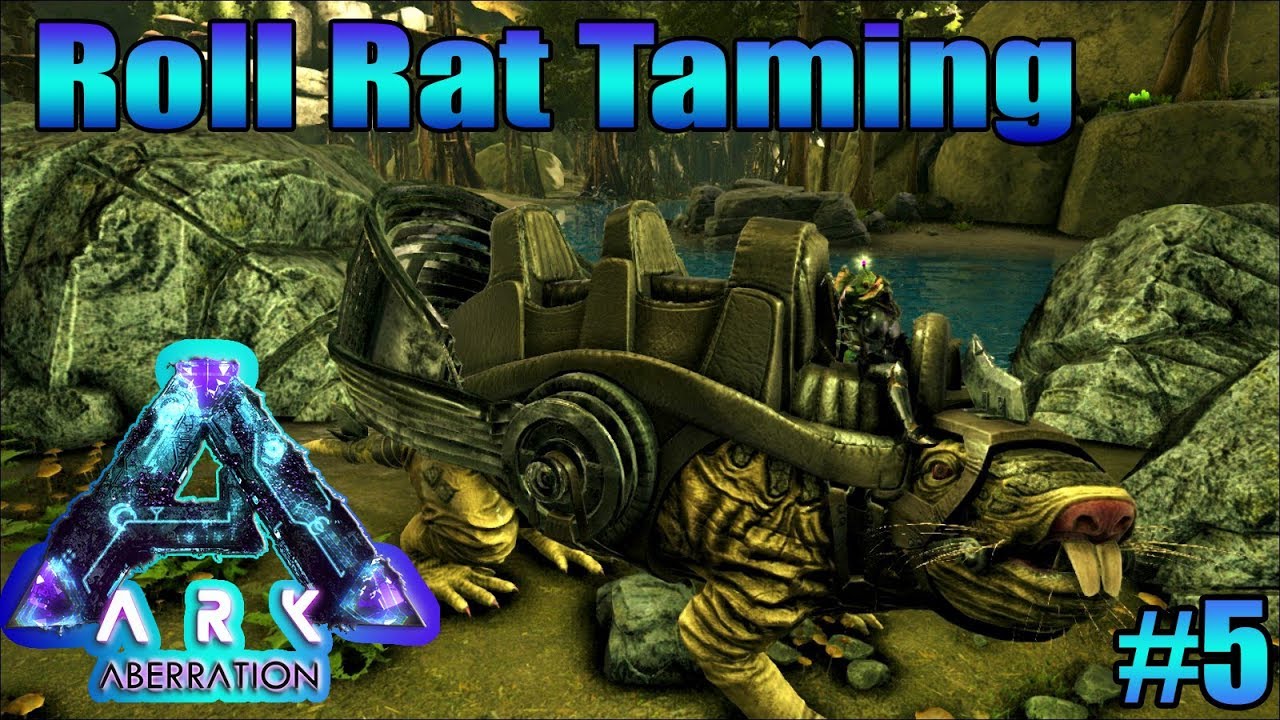 ARK ABERRATION # 5 DOMANDO ROLL RAT ! - YouTube