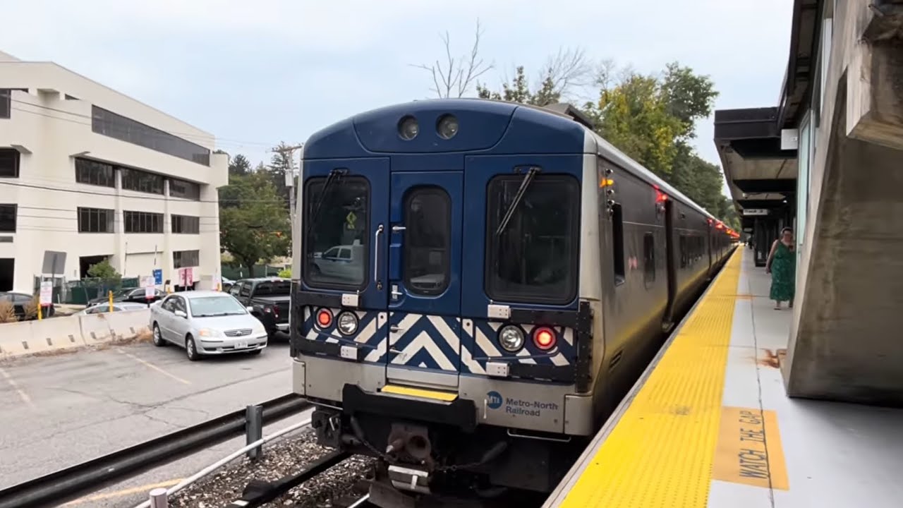 MTA Metro-North Railroad Harlem Line M7A Local Train Ride from Grand ...