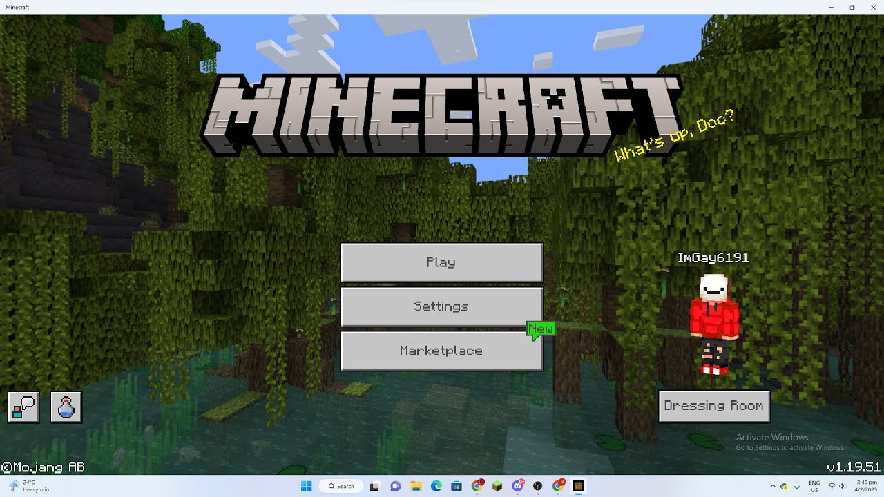 Playing Minecraft Bedrock and maybe Minecraft Java - YouTube