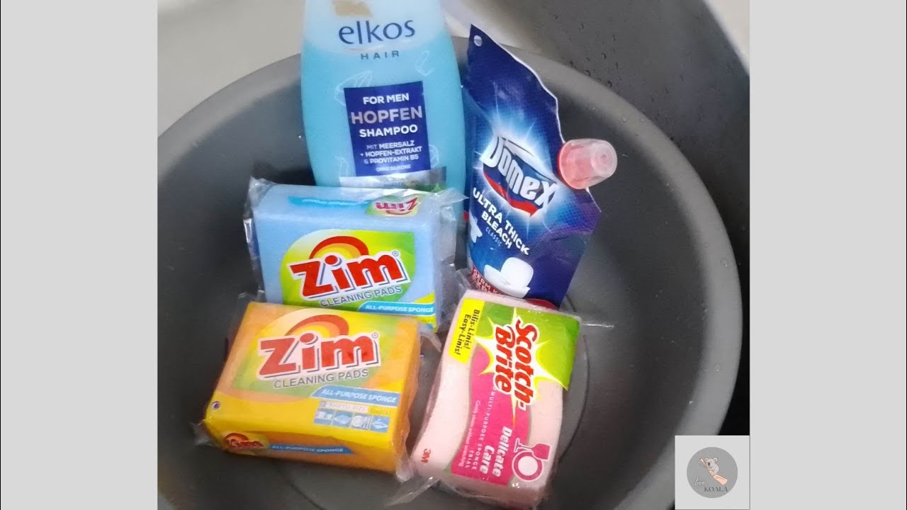 [Love, Koala]02Part1/2_Domex & Shampoo x Zim & Scotch Brite Sponges ...