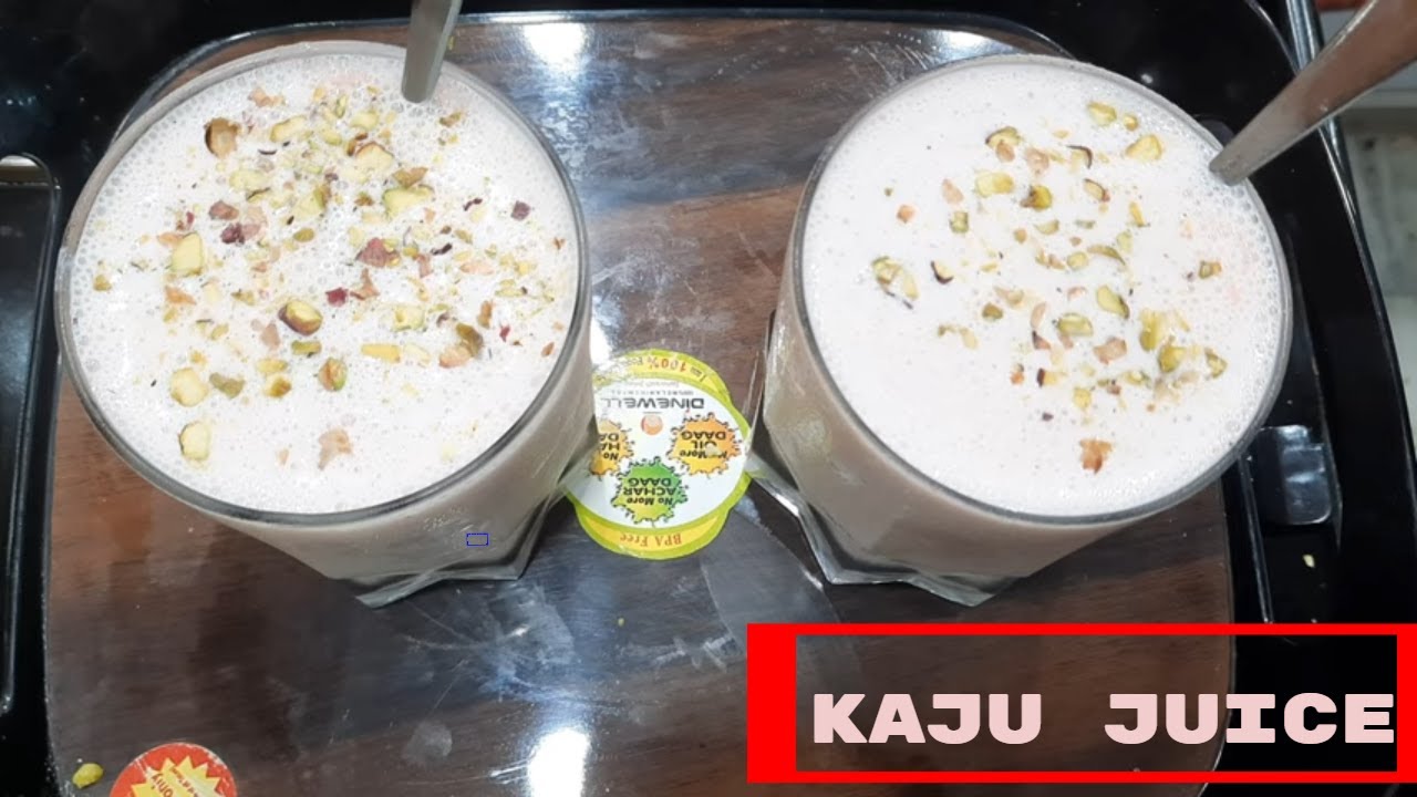 kaju juice | ఫ్రూట్ జ్యూస్ షాప్ కాజు జ్యూస్ | kaju milk | dry fruit ...