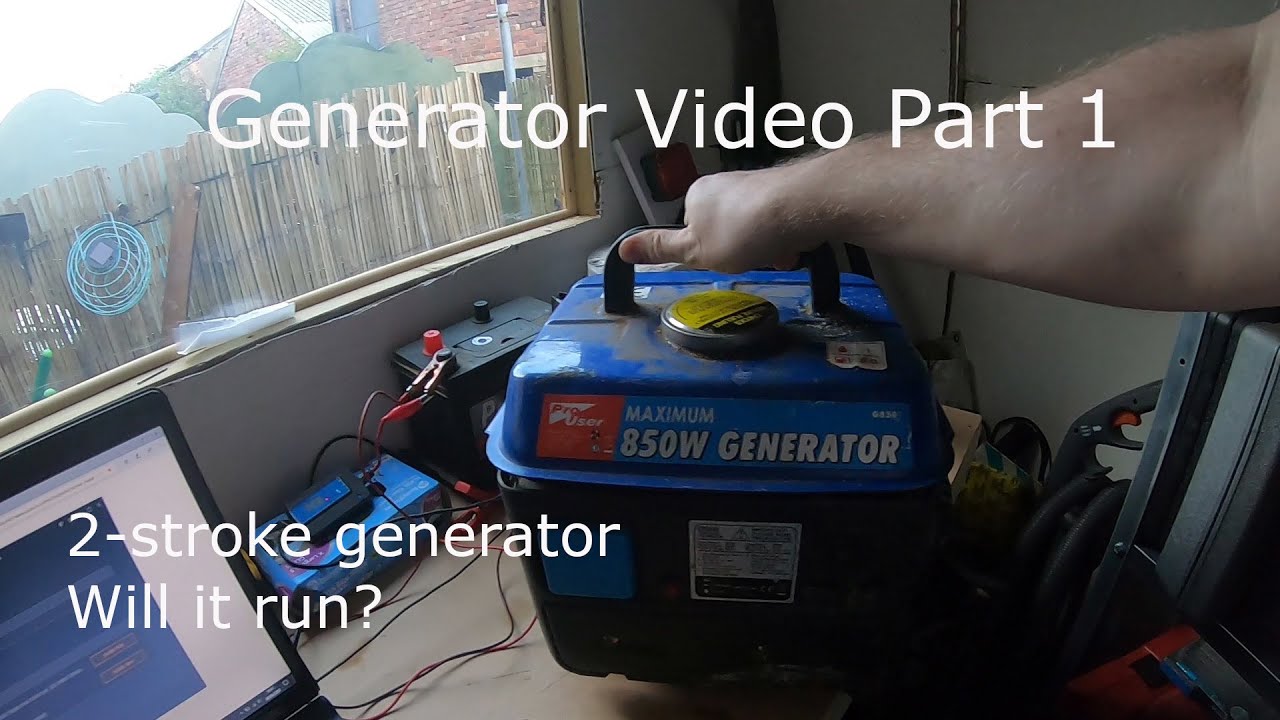 Generator Video Part 1 - 2-stroke generator. Will it run? - YouTube