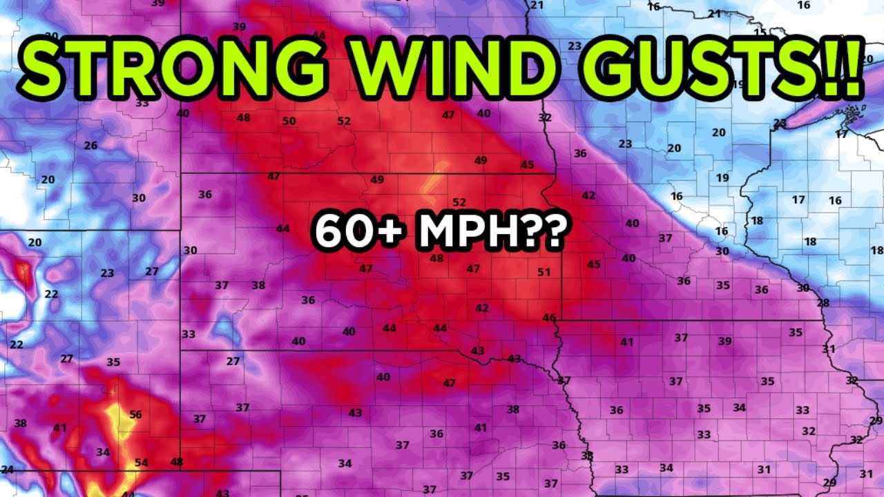 VERY Strong Wind Gusts Ahead!! Plus Rollercoaster Temps & More Snow ...