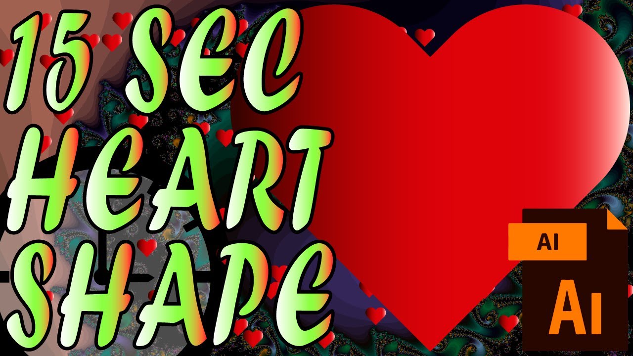 How To Create A Heart In JUST 15 SECONDS Adobe Illustrator Tutorial how-to-create-a-heart-in-just-15-seconds-adobe-illustrator-tutorial