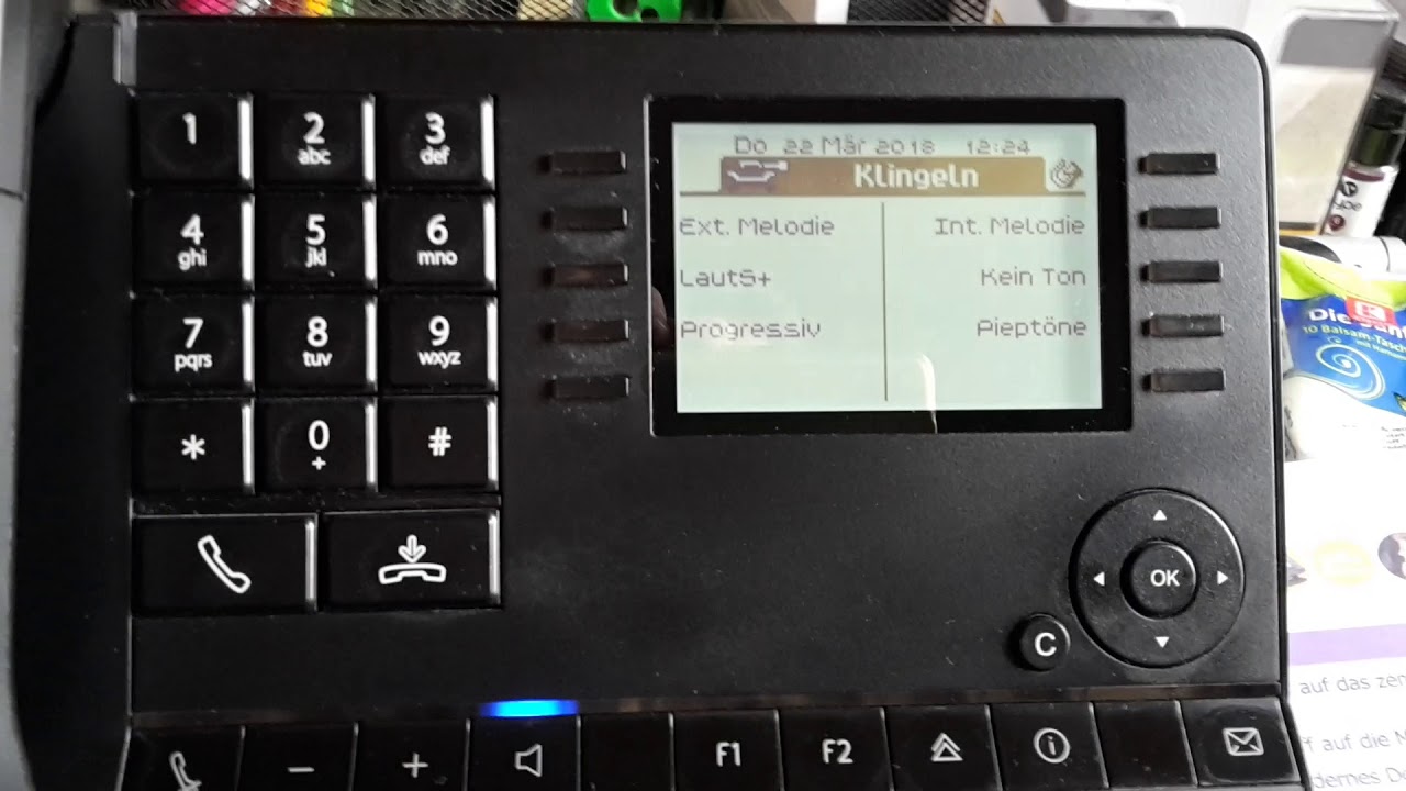 Alcatel 8039 8029 Premium Deskphone Grundfunktionen und Tastenbelegung ...