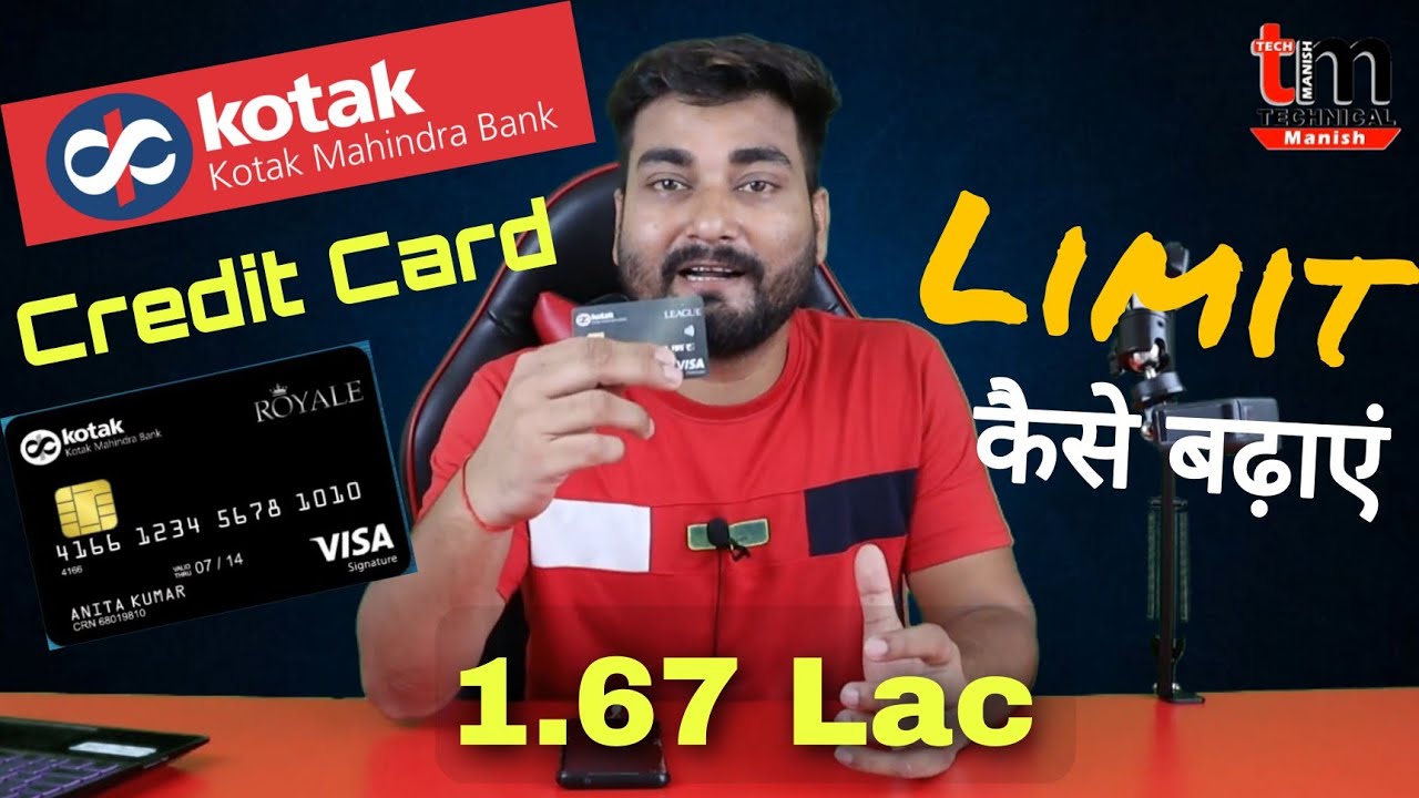 Kotak Credit Card Limit increase | How to increase Kotak 811 Credit Card Limit - YouTube