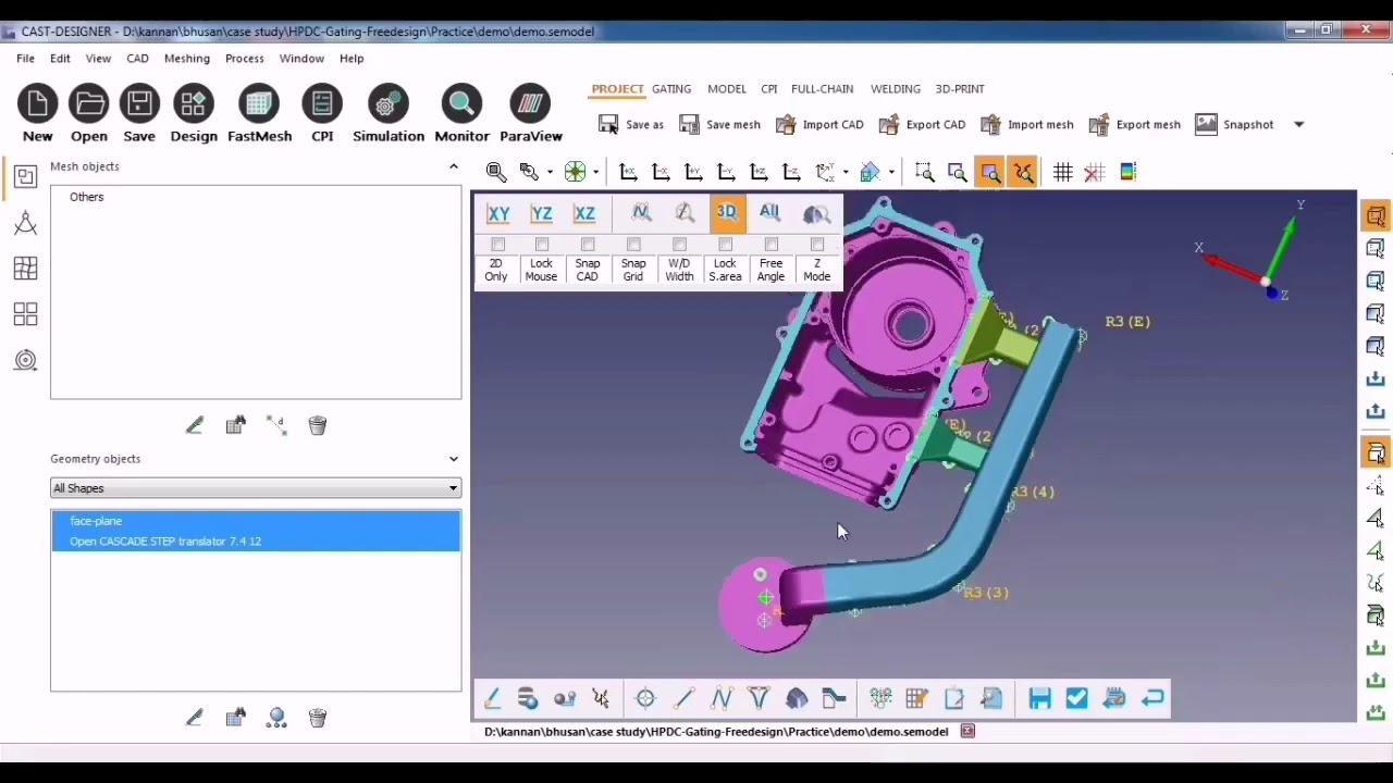 HPDC Gating System Design: Sử dụng phần mềm Cast-designer - YouTube