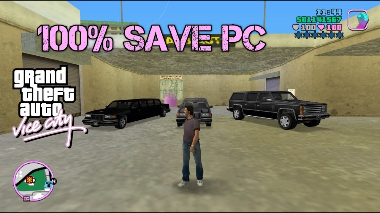 GTA Vice City | 100% Completed Save (PC) - YouTube