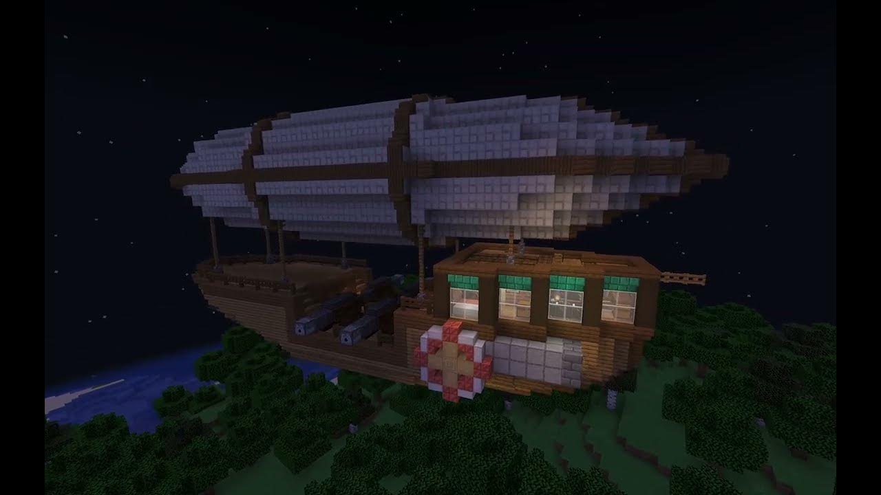 Minecraft Valkyrien Skies Airship - Build Showcase - YouTube
