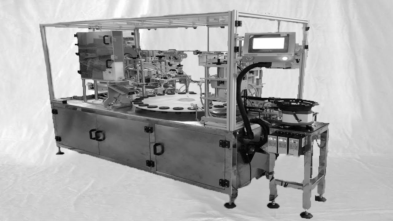 Thick oil Cartridge vaporizer assembly equipment integrated with ...