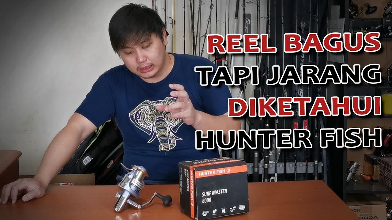 REEL MERK HUNTER FISH? BAGUS TAPI JARANG YG TAU !! JAWARA SURF FISHING ...