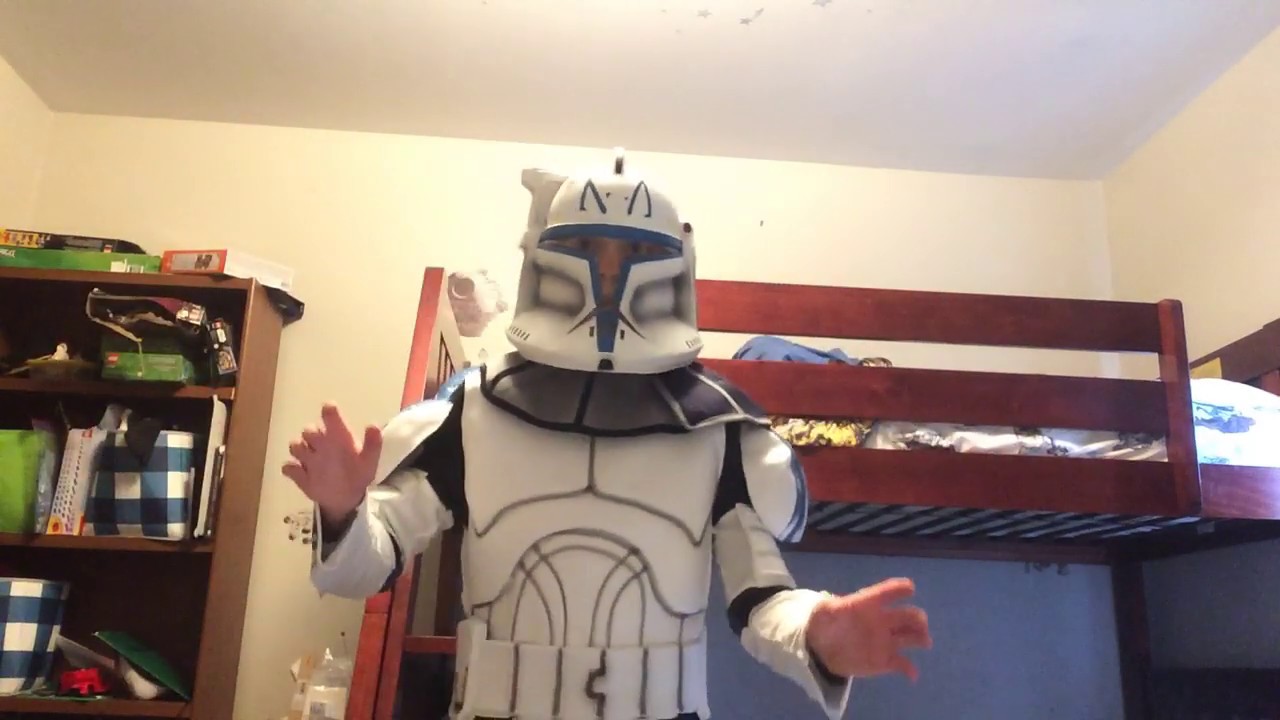 New Captain Rex costume - YouTube