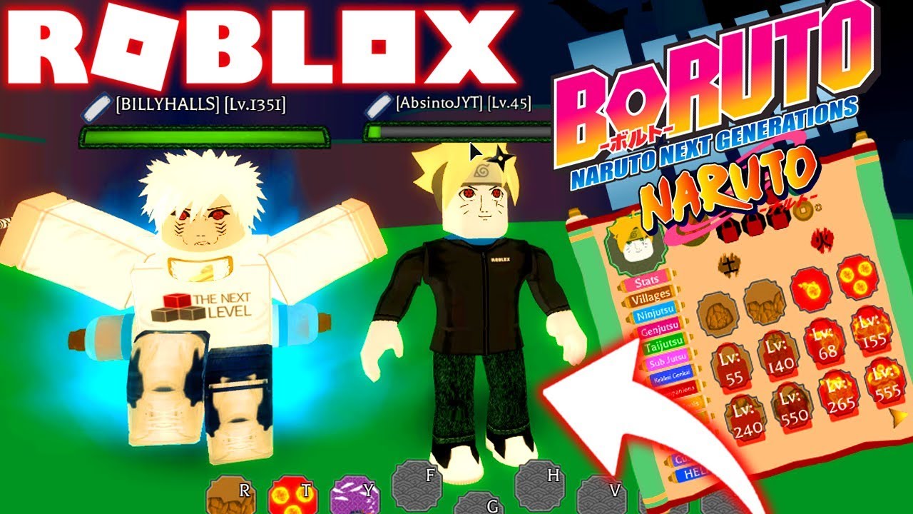 ROBLOX ! - BORUTO GENJUTSU E KEKKEI GENKAI NOVO - SIMULADOR INCRÍVEL DO ...