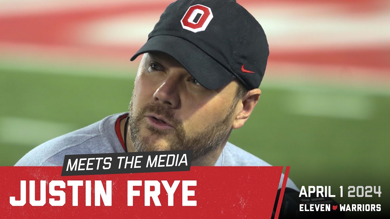 Justin Frye discusses spring offensive line standouts, trying to find ...
