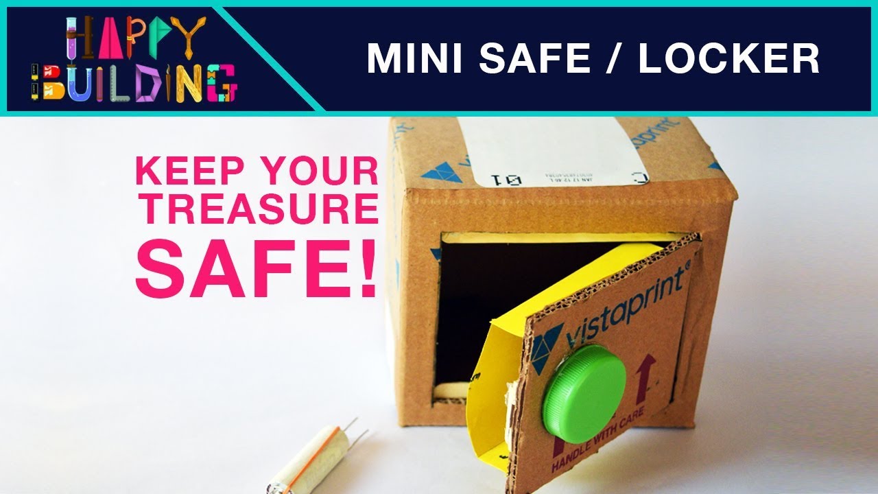 I made a mini safe/locker! Happy Building! - YouTube