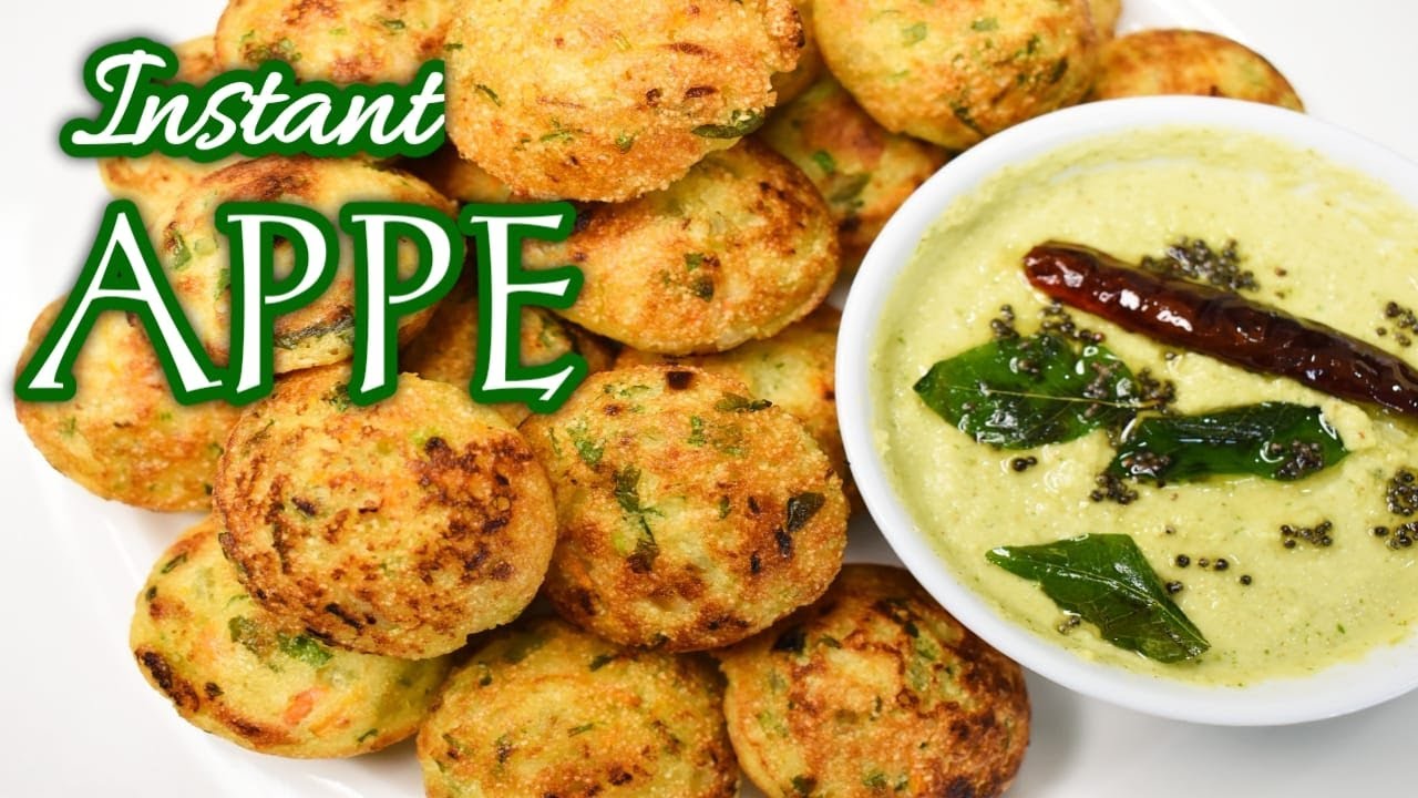 रवा अप्पे - Rava Appe - Rava Appe Recipe - YouTube