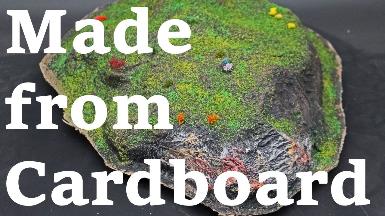 Cardboard Hills made THREE WAYS - YouTube
