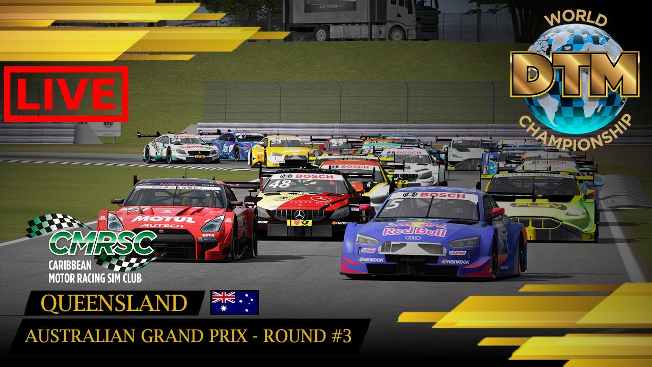 Live l Round 3 l Australian Grand Prix l CMRSC DTM World Championship ...