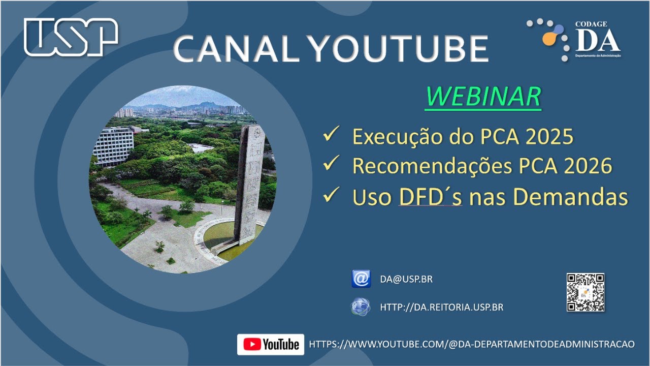 WEBINAR: Execução do PCA 2025, Recomendações PCA 2026 e Uso DFD´s nas ...