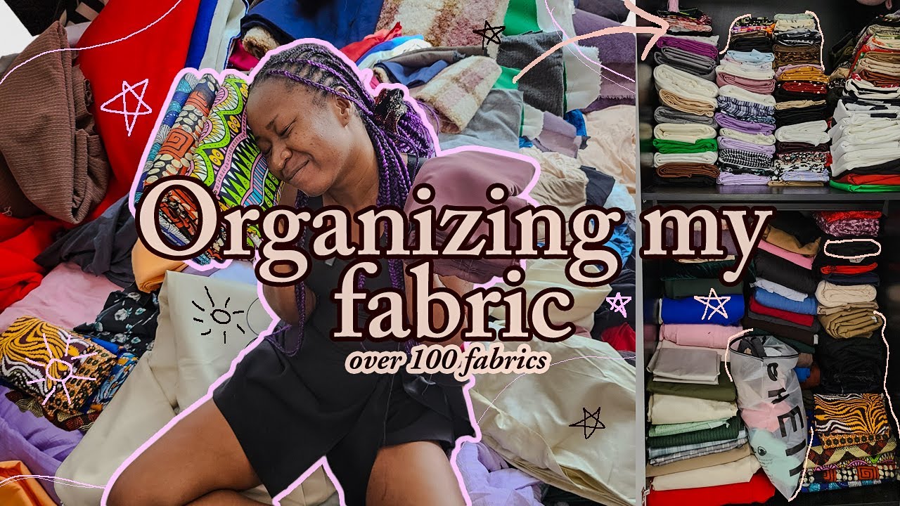 Fabric Hoarder? | Organizing My 100+ Fabric Stash: A Satisfying ...