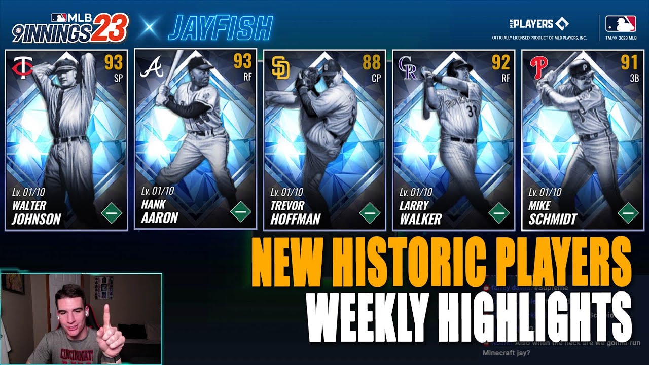 MLB 9 Innings | The New 3rd Historic Players | Weekly Highlights - YouTube