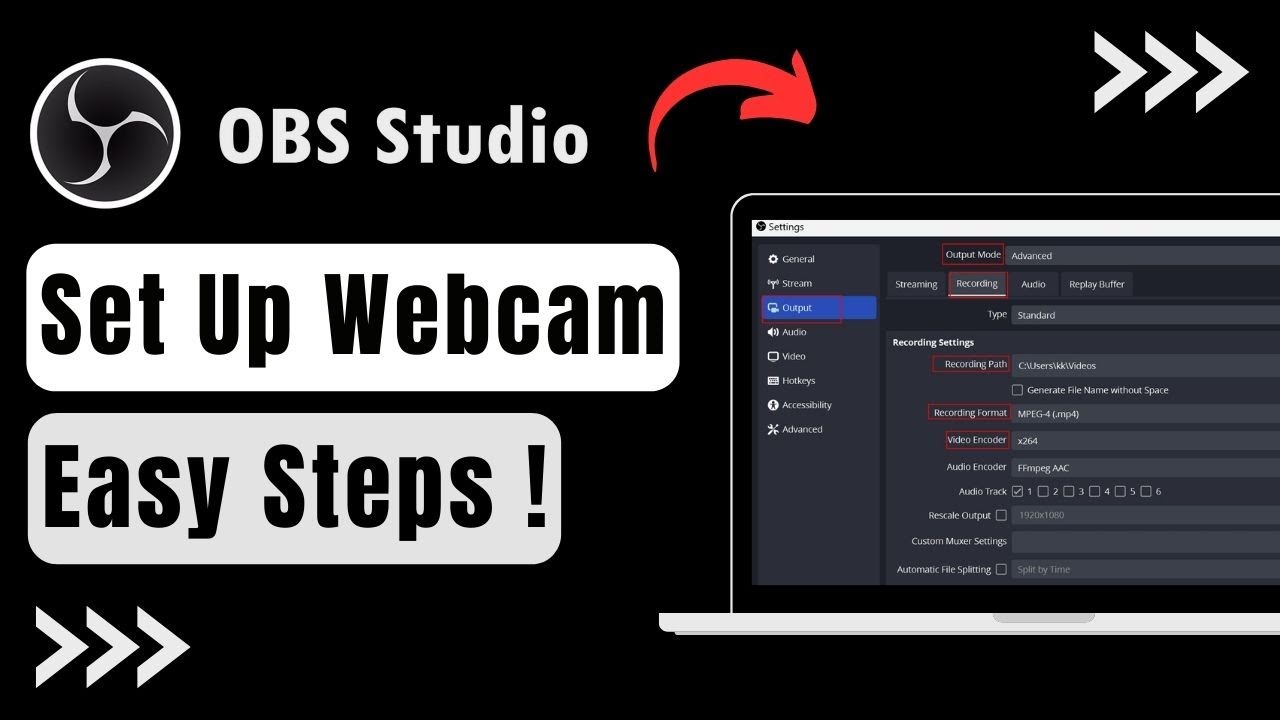 How To Set Up Your Webcam On OBS ! - YouTube