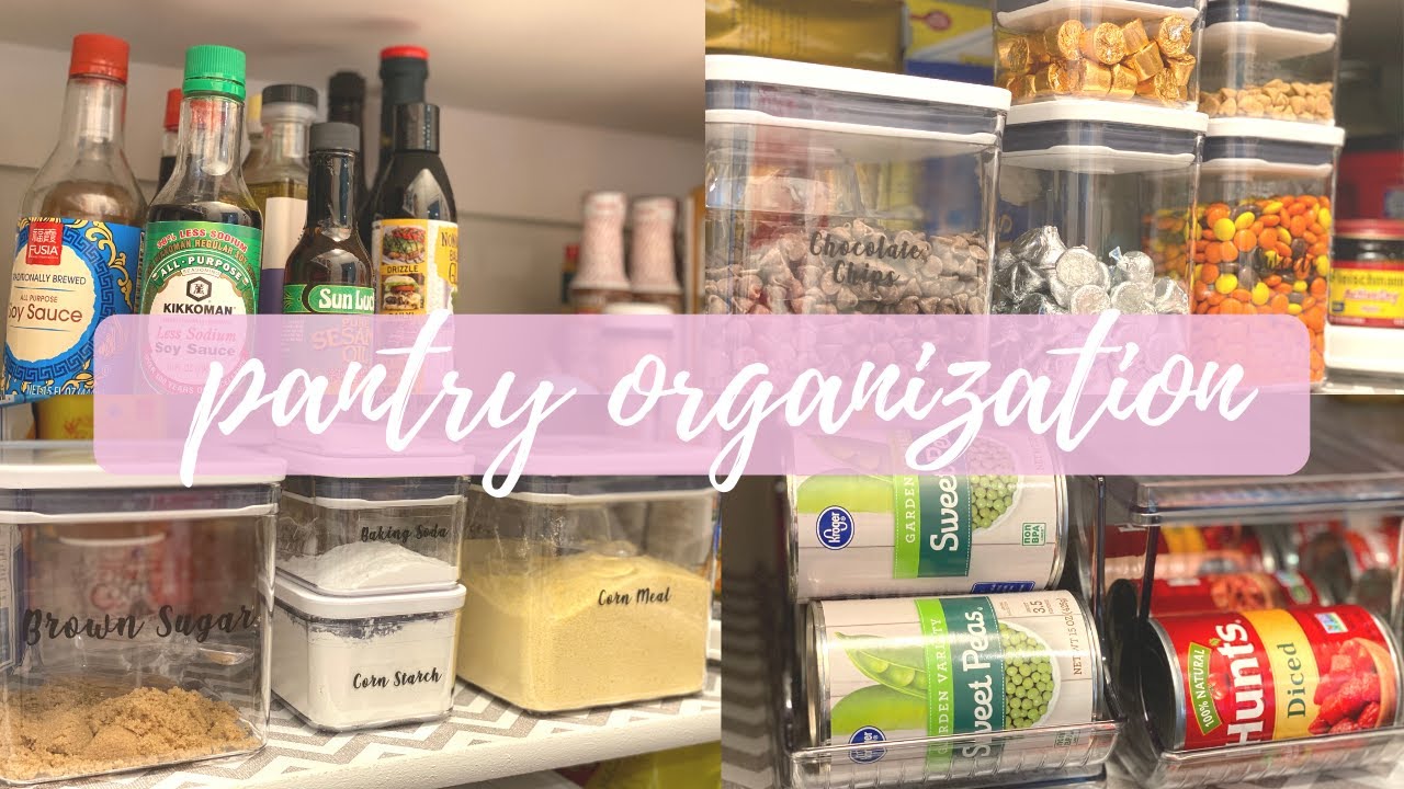 *NEW* Pantry Organization Ideas | Oxo Pop Containers | This and Nat ...
