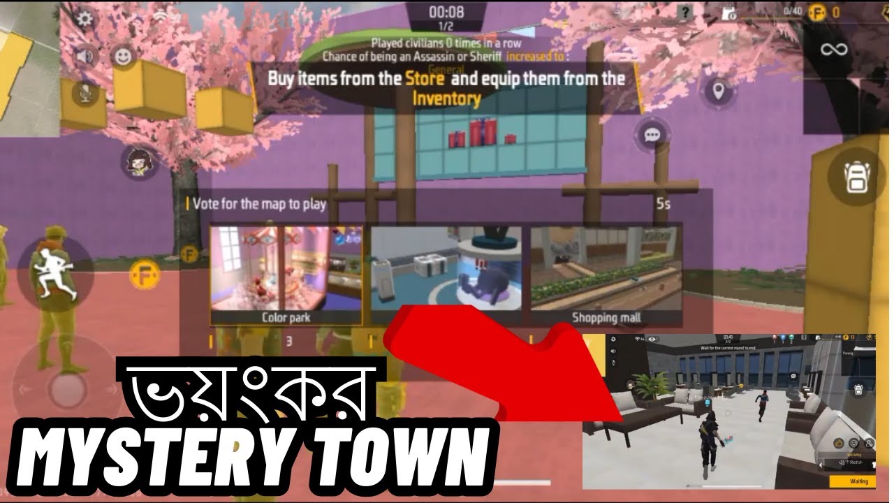 ভয়ংকর mystery town free fire craftland | Free Fire | Odvut gamer - YouTube