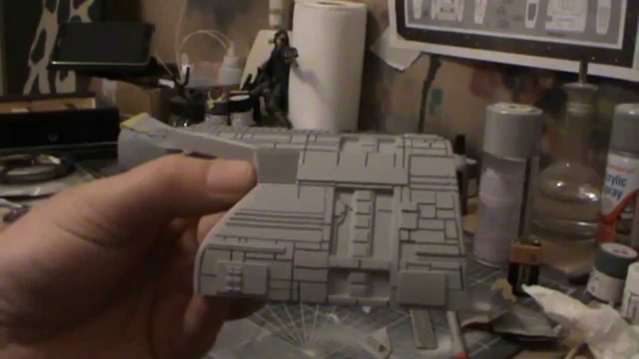 AMT/ERTL 1/72 Scale DS9 Runabout USS Ganges build Up Part 6 - YouTube