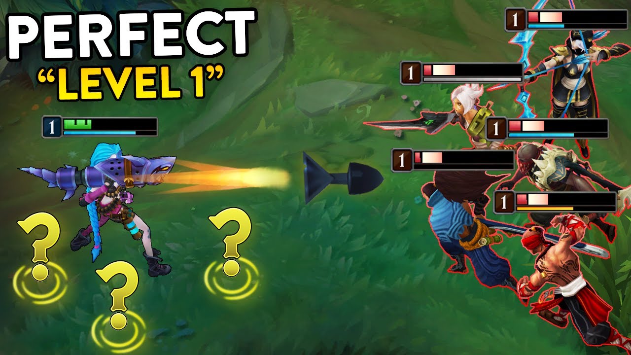 Perfect Level 1 Moments in League of Legends - YouTube