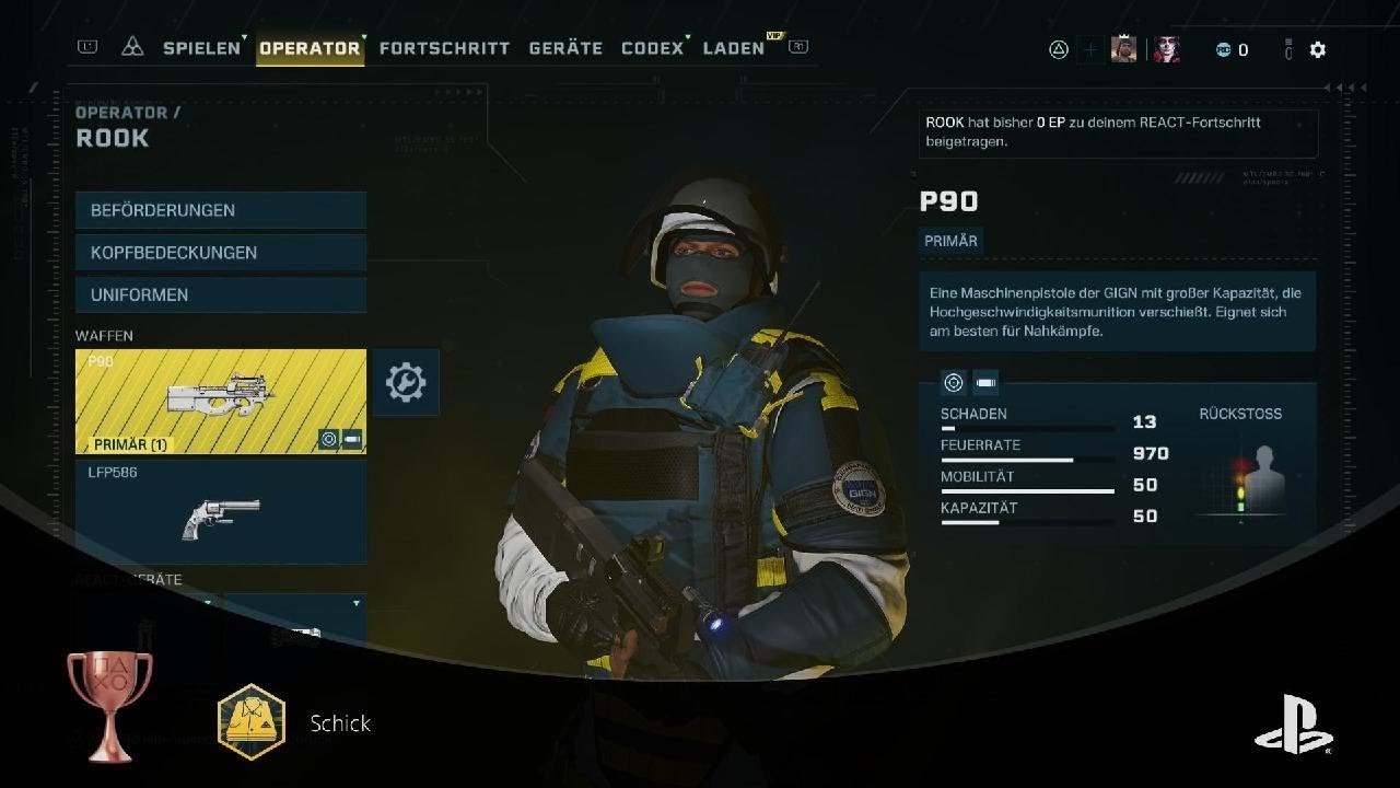 Tom Clancy's Rainbow Six Extraction Trophy Schick - YouTube