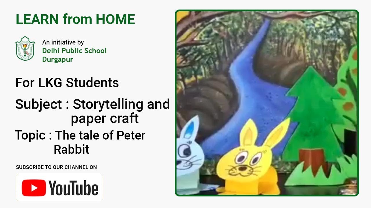 LKG | The Tale of Peter Rabbit | Storytelling and Paper Craft for Kids ...