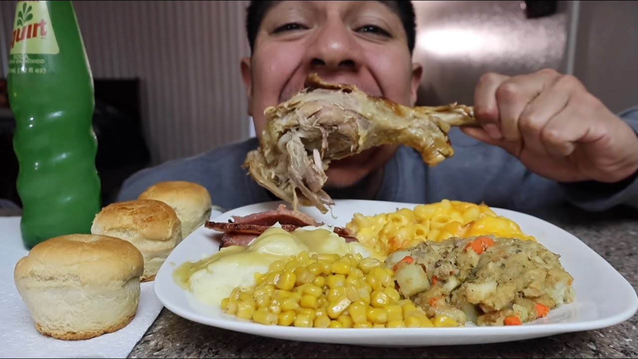 Thanksgiving Mukbang - YouTube