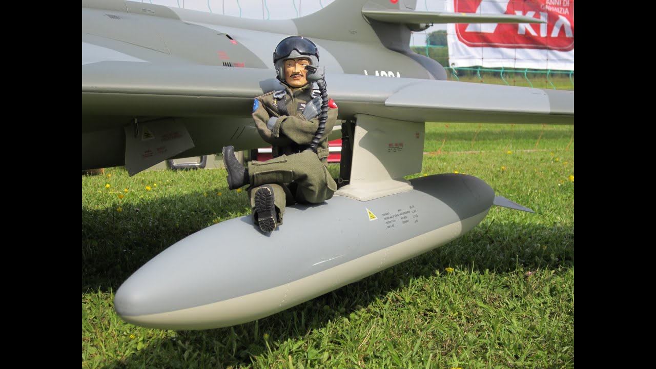 Two RC Swiss Hawker Hunter's in the Danger Zone - YouTube