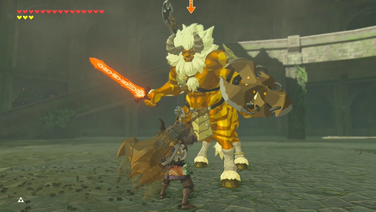 Phantom Link DESTROYS GOLD LYNEL - Zelda Breath of the Wild - YouTube